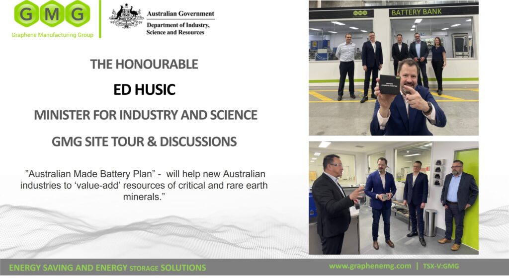 The Honourable, Ed HUSIC, Federal Minister for Industry and Science ...