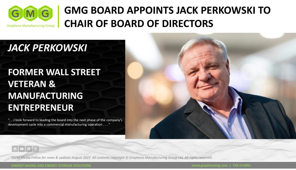 GMG BOARD APPOINTS FORMER WALL STREET VETERAN & MANUFACTURING ...